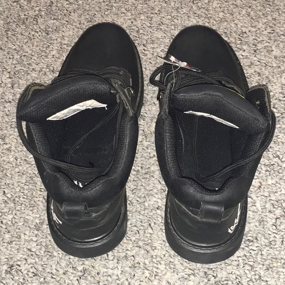 Wwf | Shoes | Wwfwwe The Rock The Rock Says Black Work Boots | Poshmark